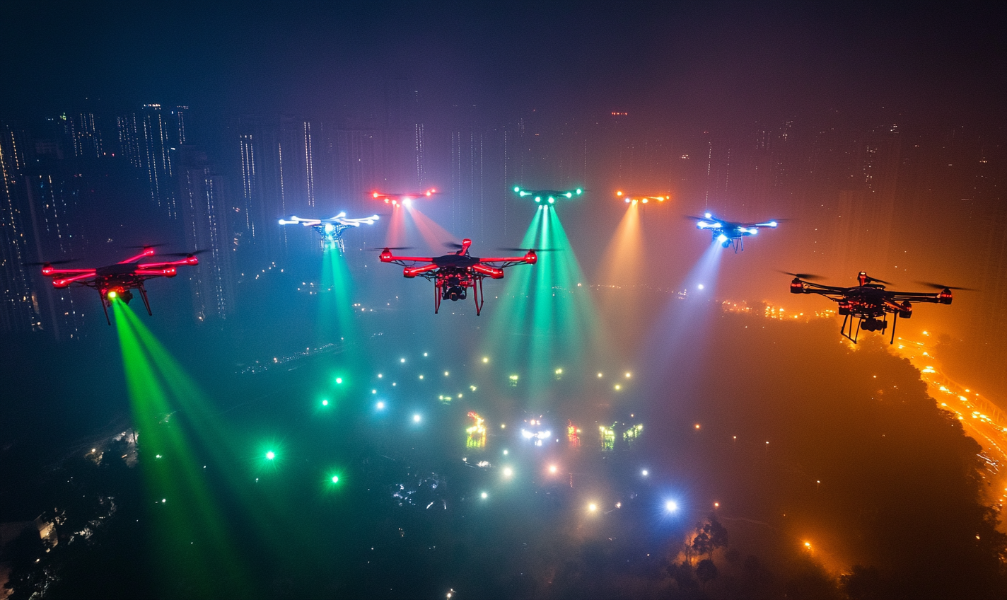 Drone Light Shows: The New Frontier of Entertainment - Drone Universities